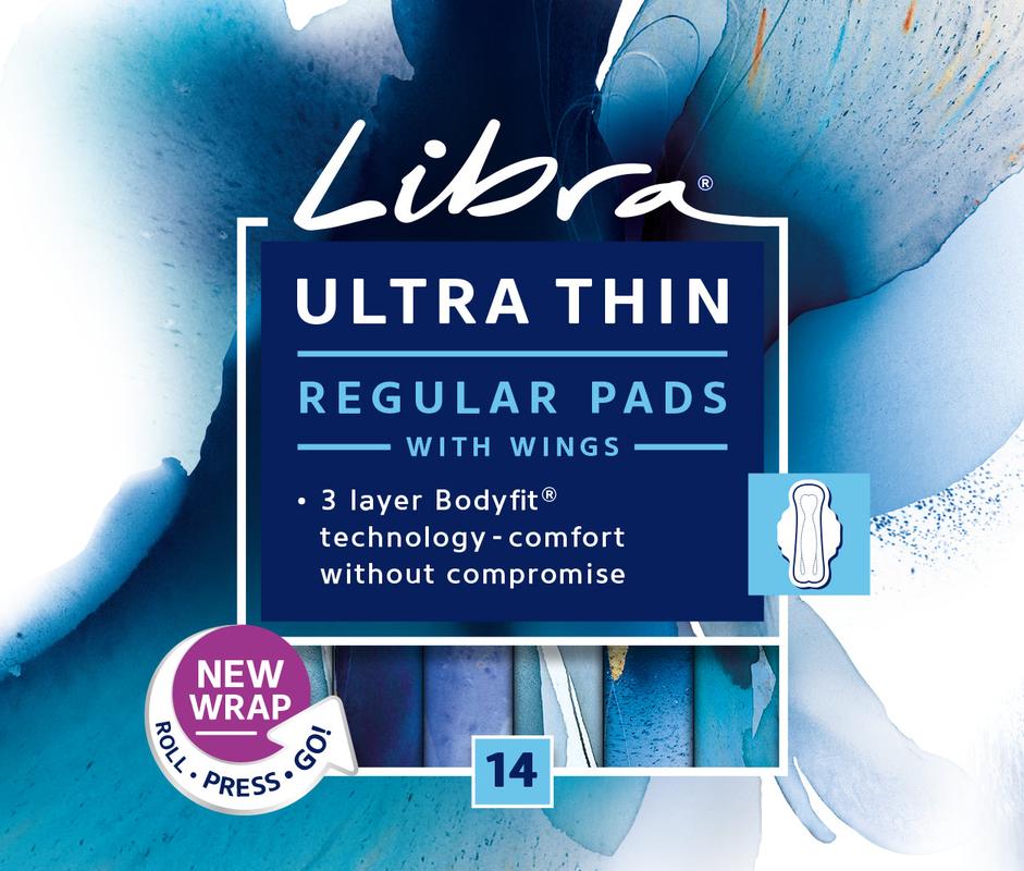 Libra Pad Ultra Thin Wings Regular 14pk – Life Pharmacy