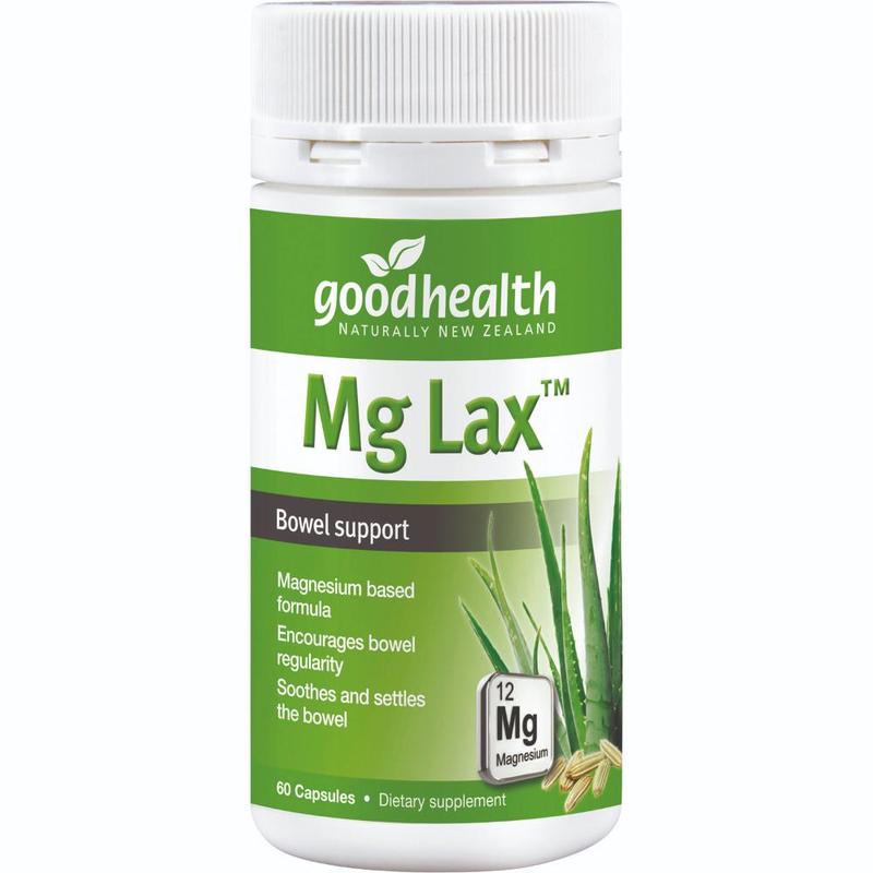 Good Health Mg Lax Capsules 60s – Life Pharmacy