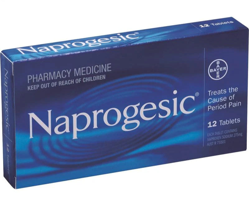 Naprogesic 275mg 12s (PHARMACIST ONLY MEDICINE) – Life Pharmacy