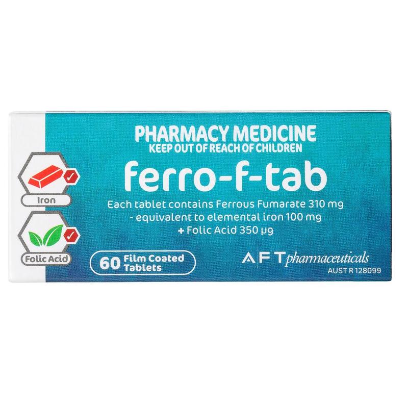 Ferro-F-Tab 310mg 60s – Life Pharmacy