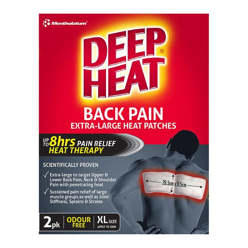 Mentholatum Deep Heat Back Patch 2pk – Life Pharmacy