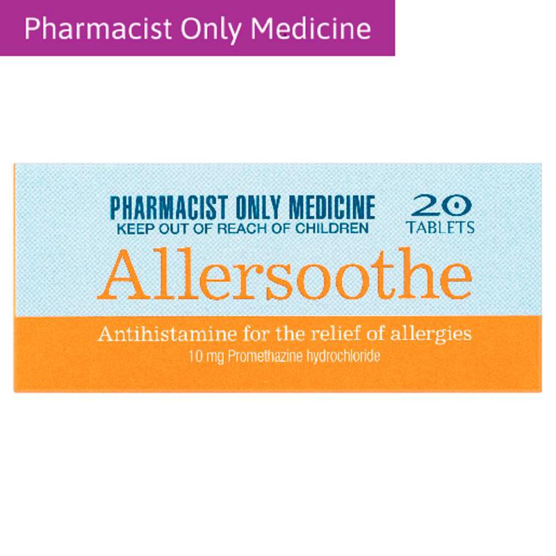 Allersoothe 10mg Tablets 20s (PHARMACIST ONLY MEDICINE) – Life Pharmacy