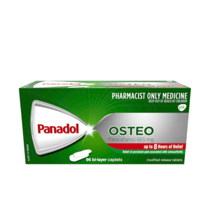 Panadol Osteo Caplets 96s (Pharmacist Only Medicine) – Life Pharmacy