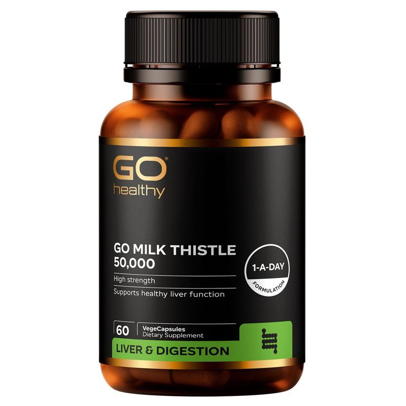 GO Healthy GO Milk Thistle 50,000 VegeCapsules 60s – Life Pharmacy
