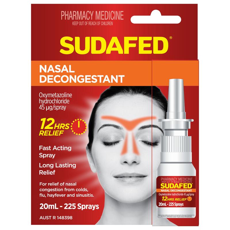 Sudafed Nasal Spray 20ml – Life Pharmacy