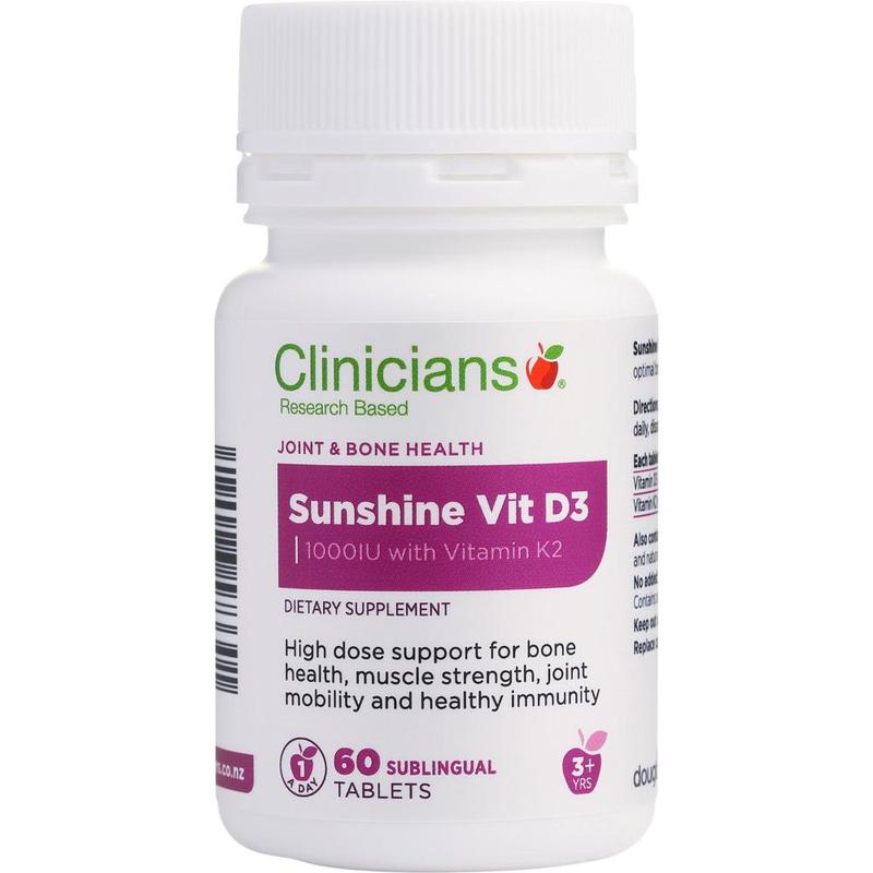 Clinicians Sunshine Vitamin D3 Tablets 60s – Life Pharmacy