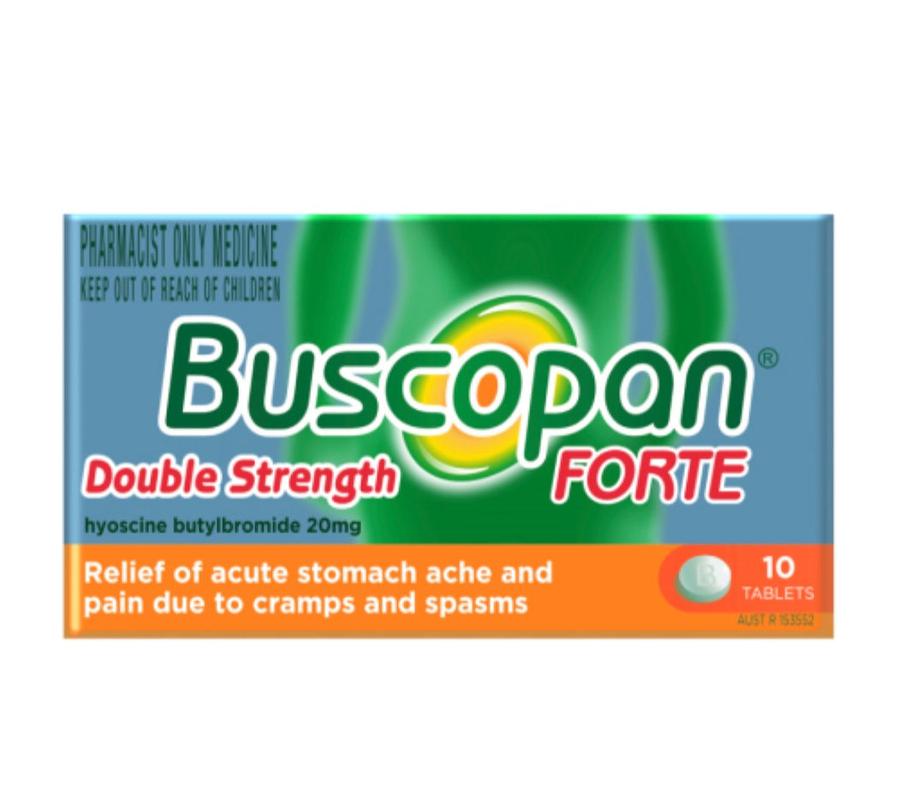 Buscopan FORTE TAB 20MG 10s (Pharmacist Only Medicine) – Life Pharmacy
