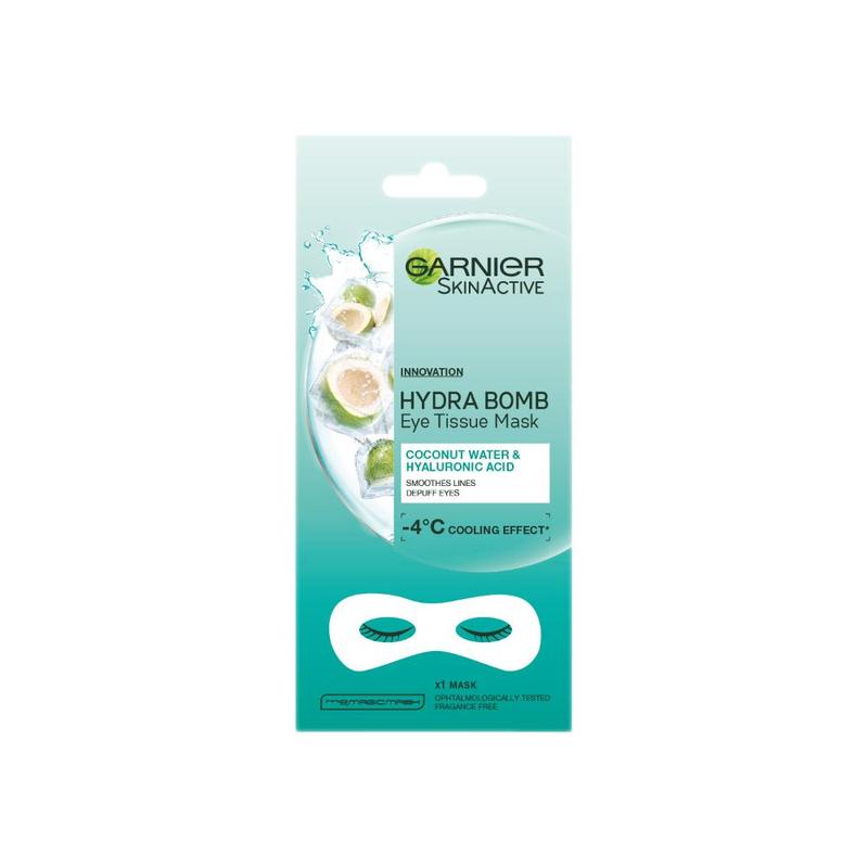 Garnier Hydra Bomb Eye Tissue Mask Coconut Water & Hyaluronic Acid ...