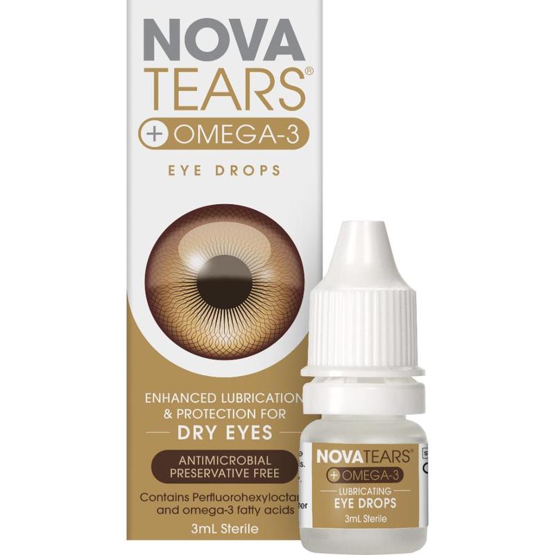 Novatears + Omega-3 Eyedrops 3ml – Life Pharmacy