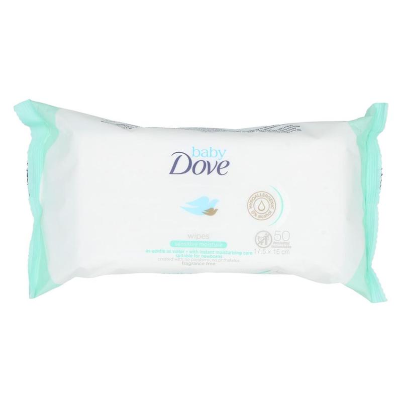 Dove Baby Wipes Sensitive 50pcs – Life Pharmacy