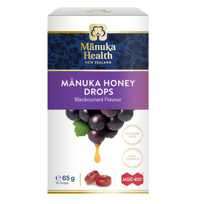 Manuka Health Manuka Honey Drops Blackcurrant 65g – Life Pharmacy