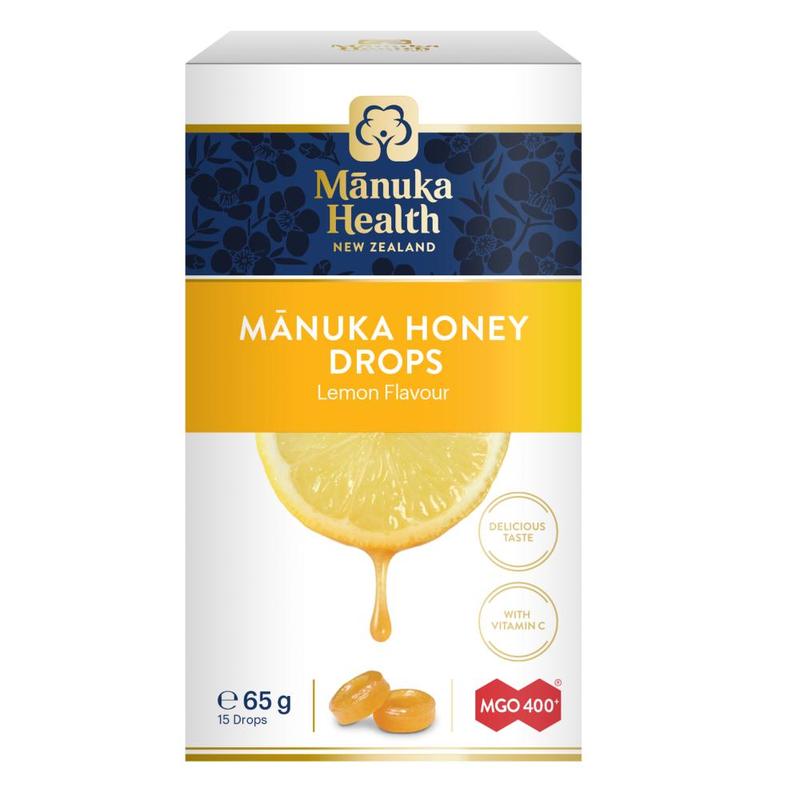 Manuka Health Manuka Honey Drops Lemon 65g – Life Pharmacy