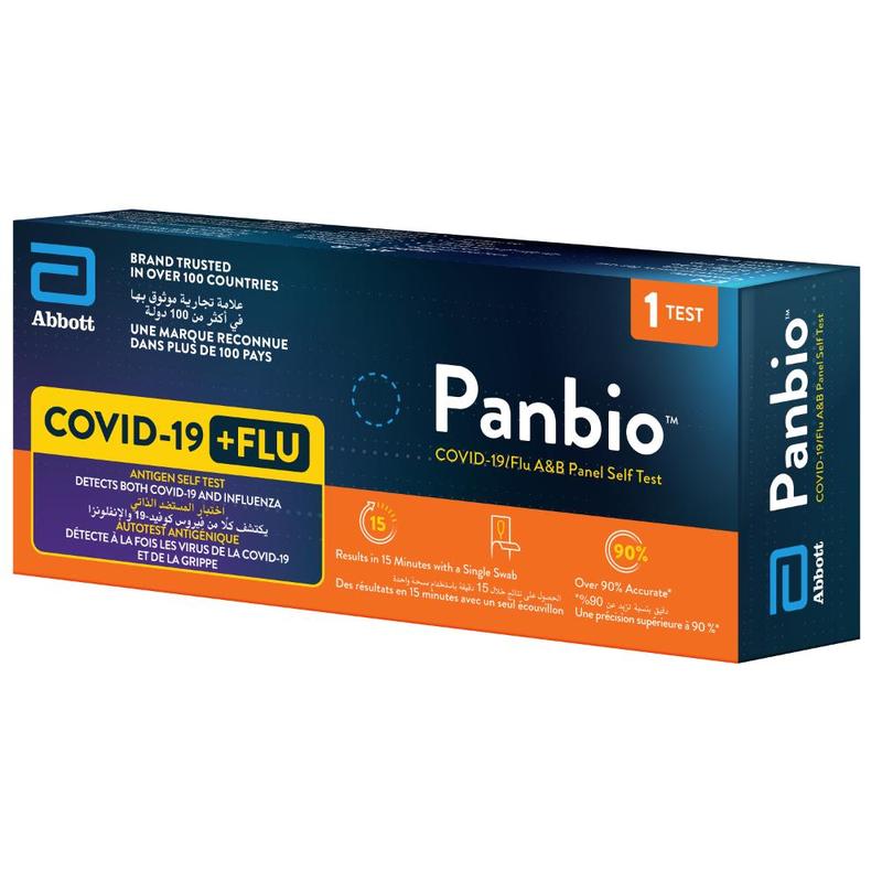 Panbio COVID-19/Flu A & B Panel Self Test 1ea – Life Pharmacy