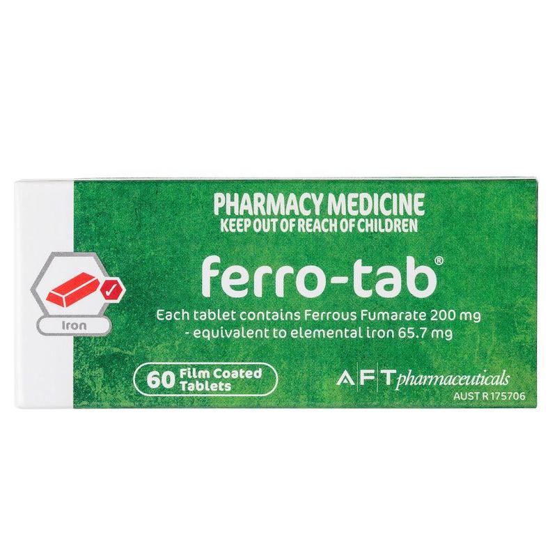Ferro-Tab 200mg 60s – Life Pharmacy