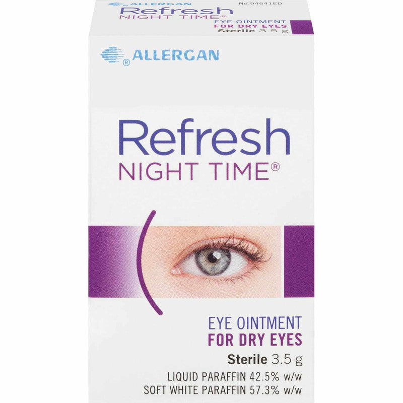 Refresh Eye Oint. Night Time 3.5g – Life Pharmacy