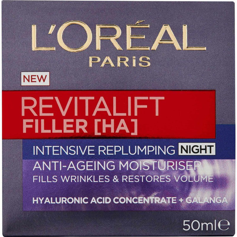 L'Oréal Paris Revitalift Filler Night Cream 50ml – Life Pharmacy