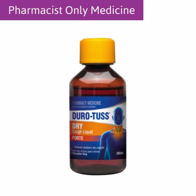Duro-Tuss Dry Cough Liquid Forte 200ml (Pharmacist Only Medicine ...