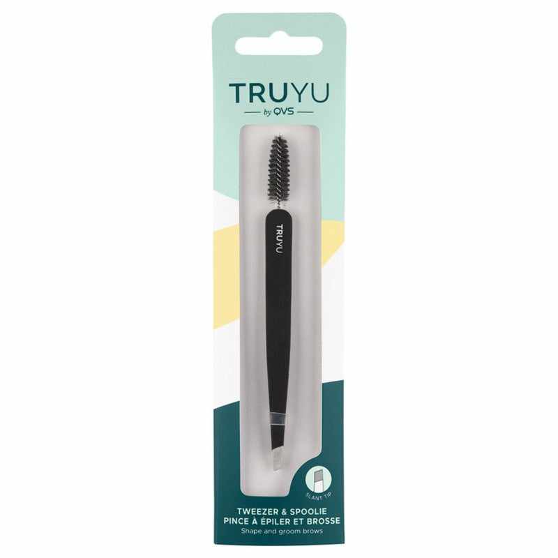 Truyu Slant Tip Tweezer and Spoolie Black – Life Pharmacy