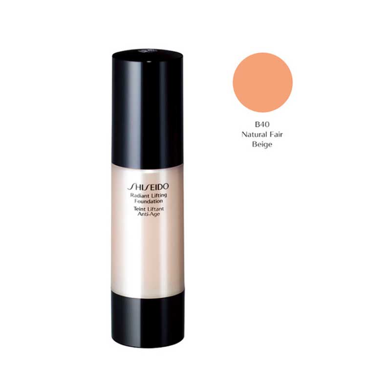 Shiseido Radiant Lifting Foundation Natural Fair Beige B40 30ml – Life ...