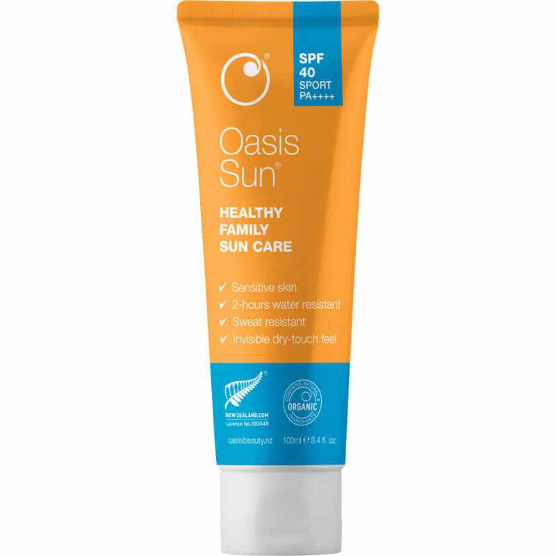 Oasis Sun Sunscreen SPF40+ Sport 100ml – Life Pharmacy
