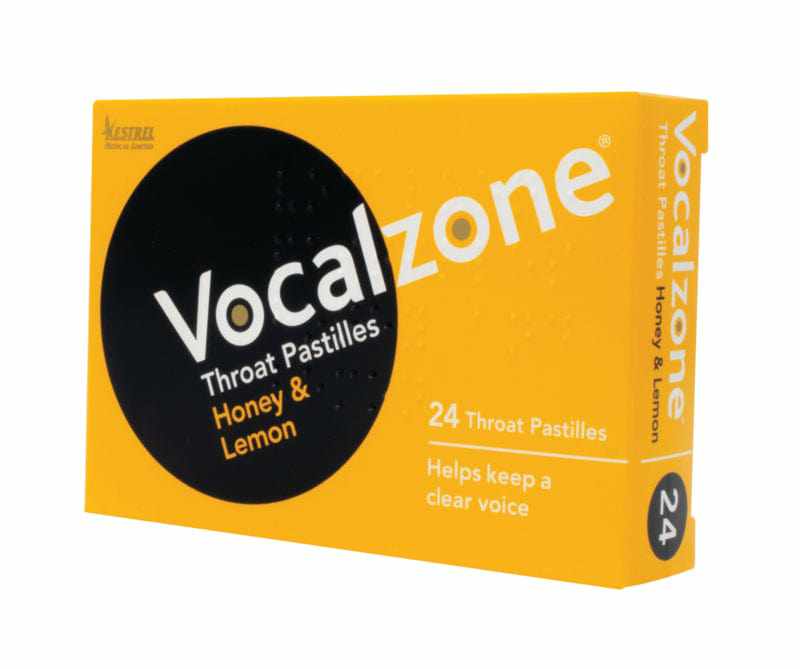 Vocalzone Honey & Lemon Throat & Voice Pastilles 24pk – Life Pharmacy