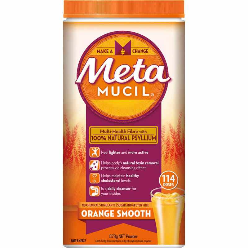 Metamucil Smooth Orange Powder 114 Dose 673g – Life Pharmacy
