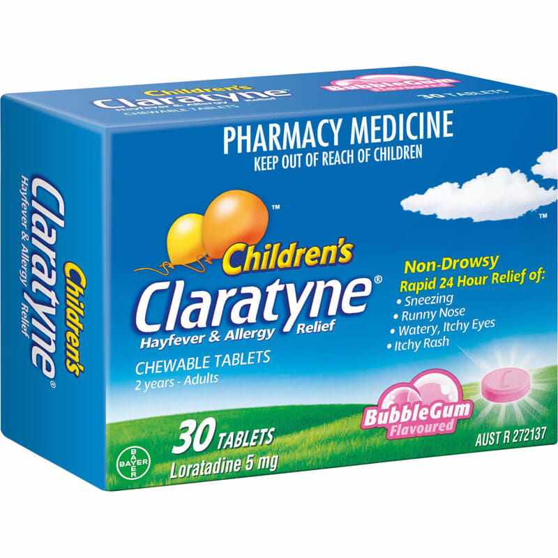Claratyne Child Chewable Bubble Gum 30s – Life Pharmacy