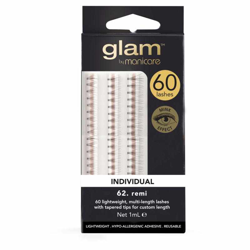 Glam by Manicare Individual Lashes- 62. remi 60s – Life Pharmacy