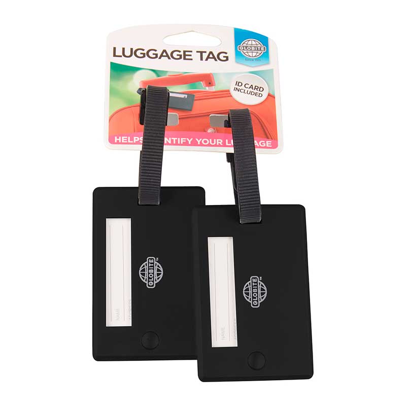 Globite Swivel Luggage Tag Black 2 Pack – Life Pharmacy