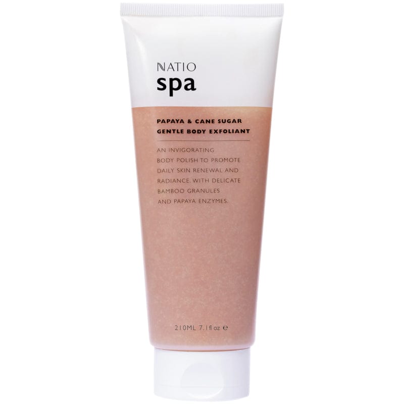 Natio Spa Papaya and Cane Sugar Gentle Body Exfoliant 210ml – Life Pharmacy