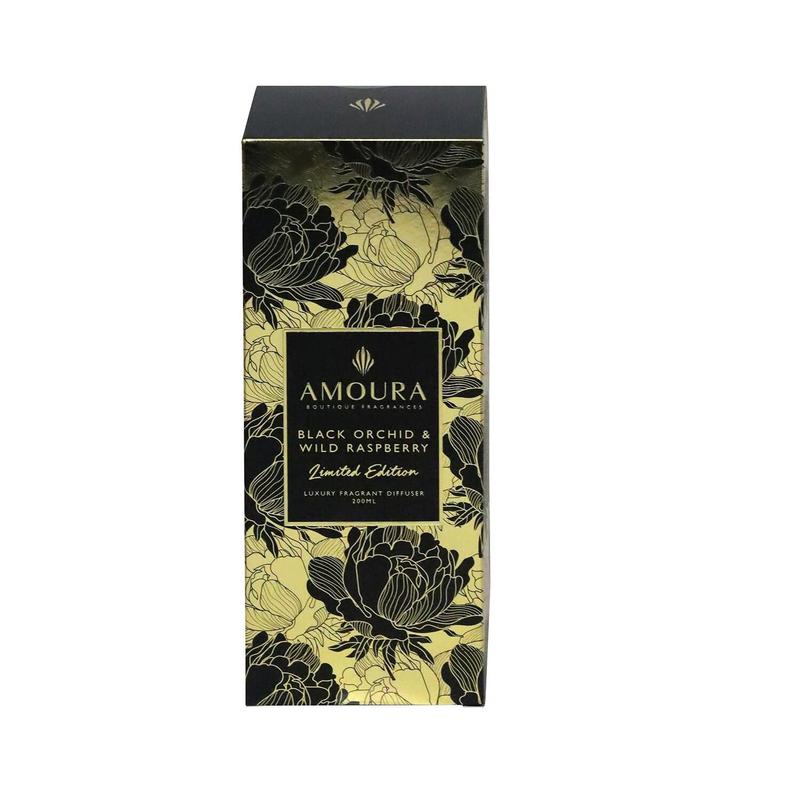 Amoura Luxury Diffuser - Black Orchid & Wild Raspberry 200ml – Life ...