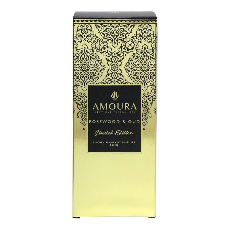 Amoura Luxury Diffuser - Rosewood & Oud 200ml – Life Pharmacy