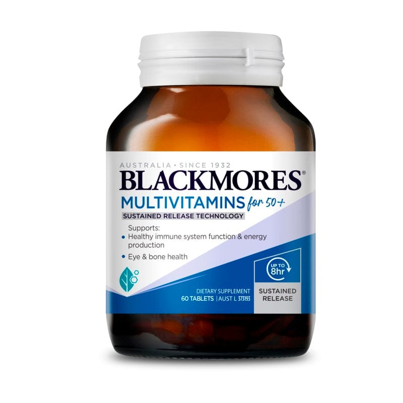 Blackmores Sustained Release Multi for 50+ Tablets 60s – Life Pharmacy
