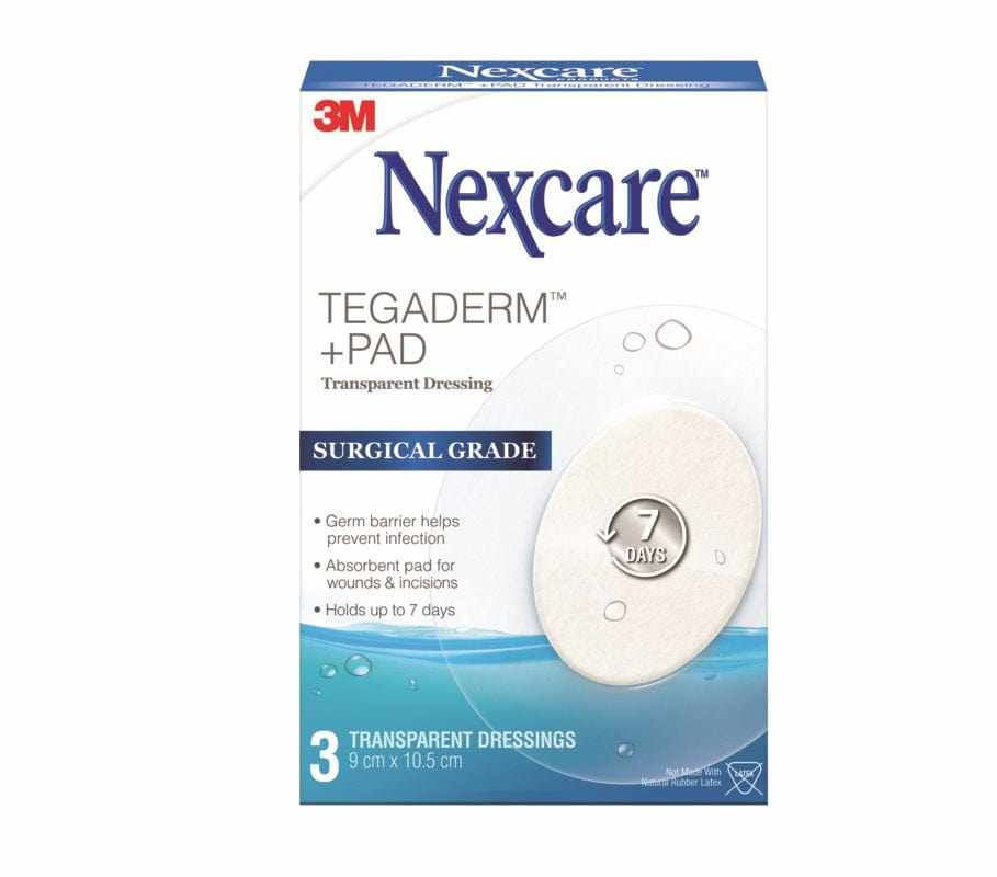 Nexcare Tegaderm + Pad Waterproof Oval 3s – Life Pharmacy