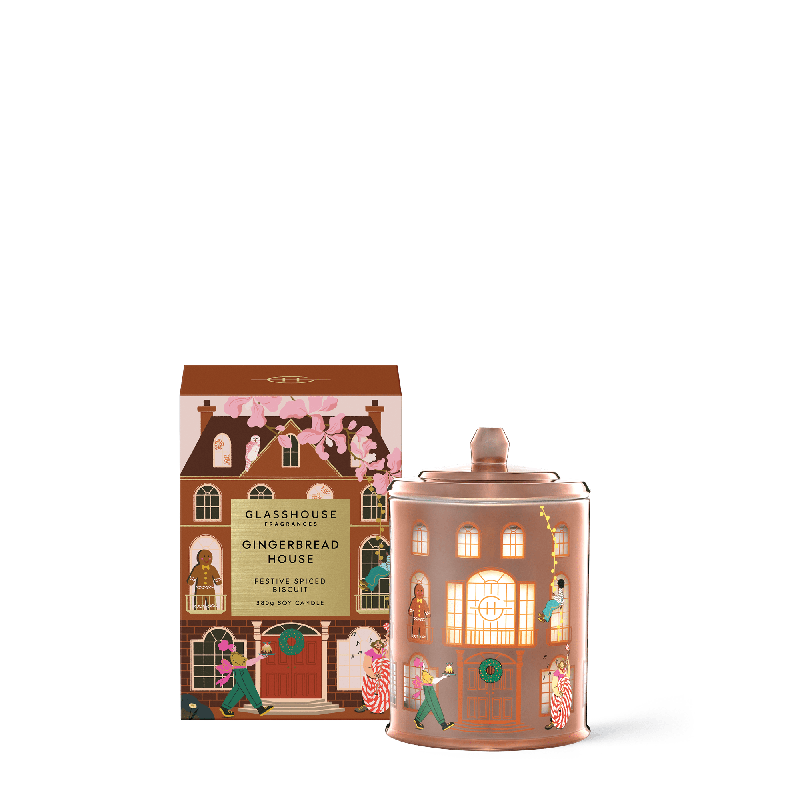 Glasshouse Gingerbread House Candle 380g – Life Pharmacy