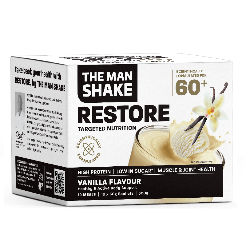 The Man Shake Restore Vanilla 50g 10pk – Life Pharmacy