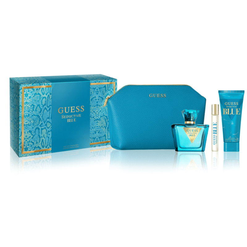 Guess Seductive Blue Women EDT 75ml Gift Set 4pcs – Life Pharmacy